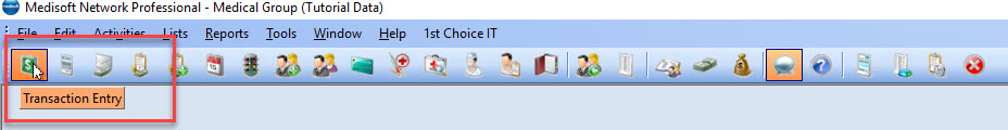 How to show the ToolTips on Toolbars | Medisoft on the Cloud